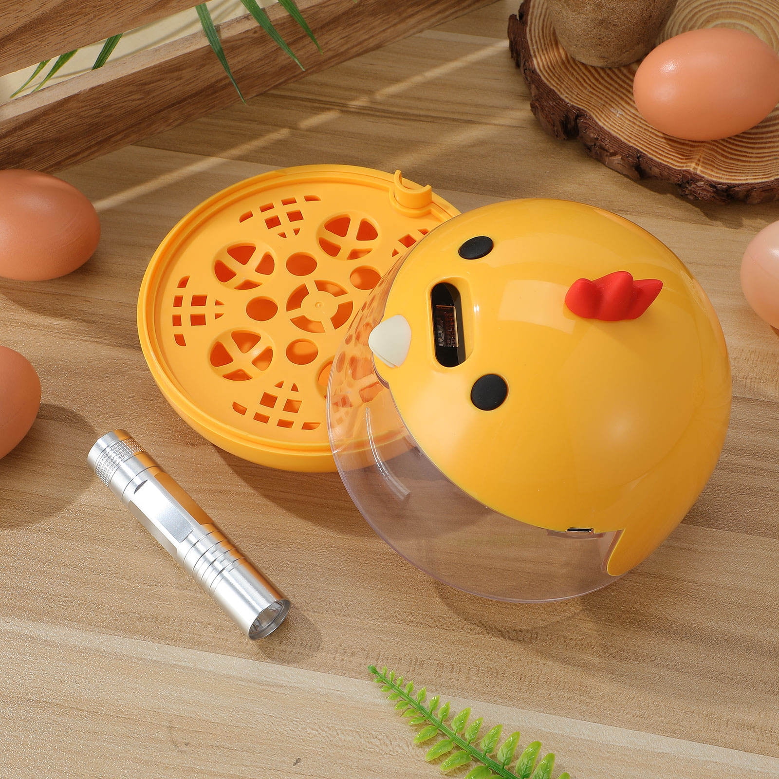 Amosfun Quail Hatching Incubator for Small Animals Yellow Plastic 1Pack ...