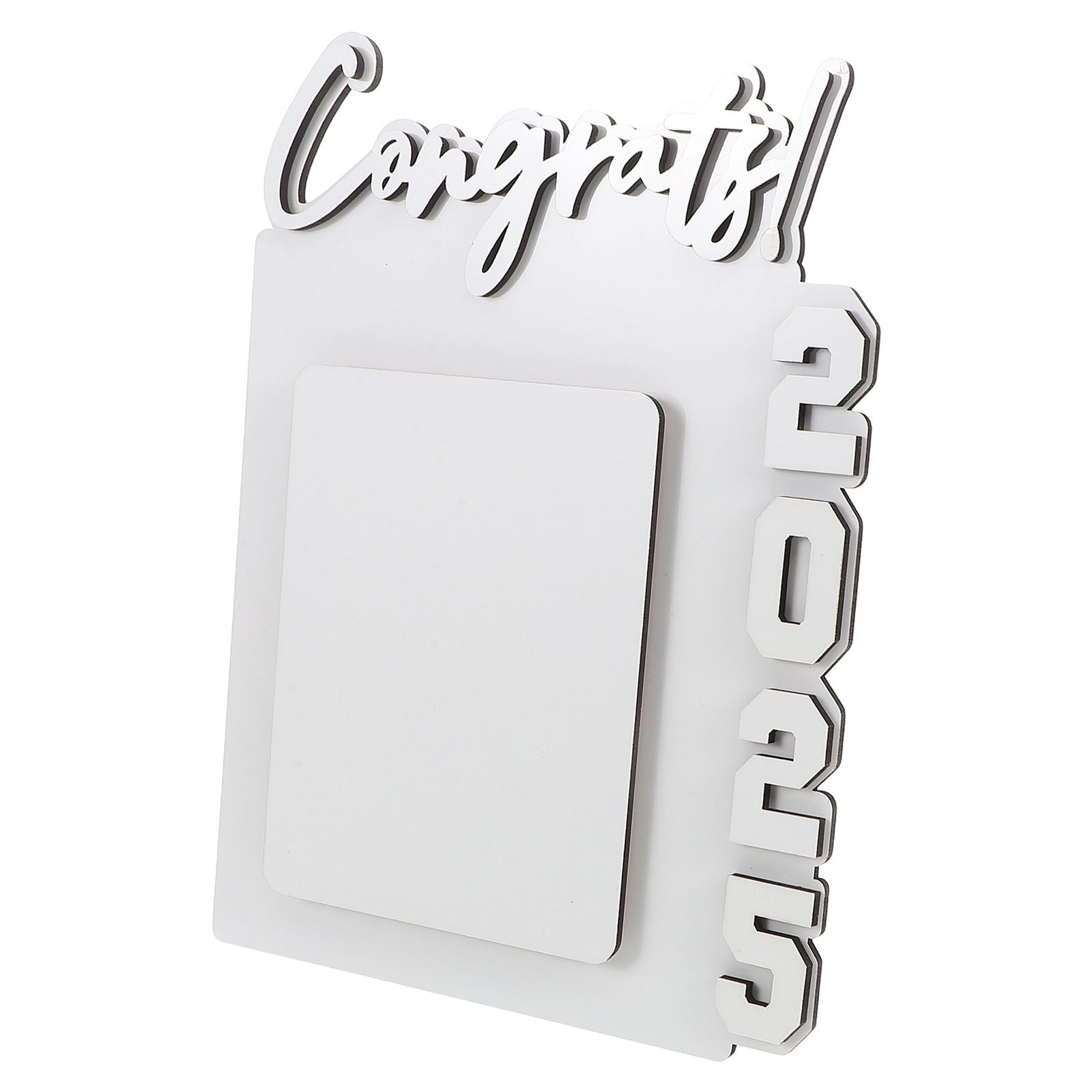 Amosfun Senior 2025 Frame White Wood Memorial Keepsake For Graduates ...