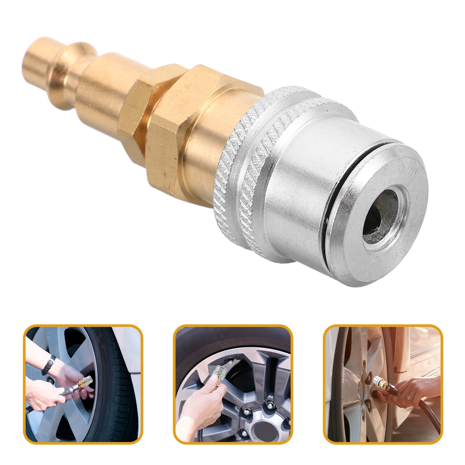 Amosfun Tire Chuck For Air Compressor Tire Inflation Chuck Alloy Clip ...