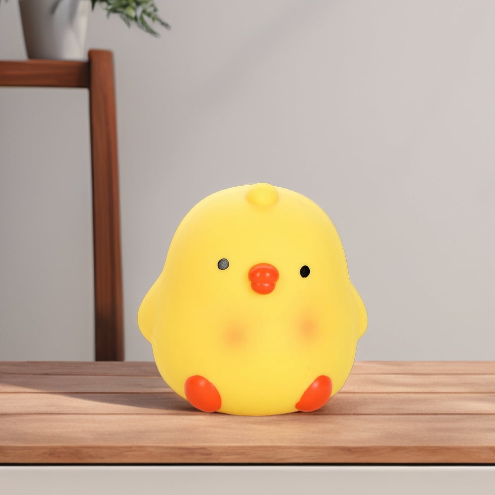 Amosfun Creative Chicken Coin Bank Yellow Vinyl Money Box Ideal for ...