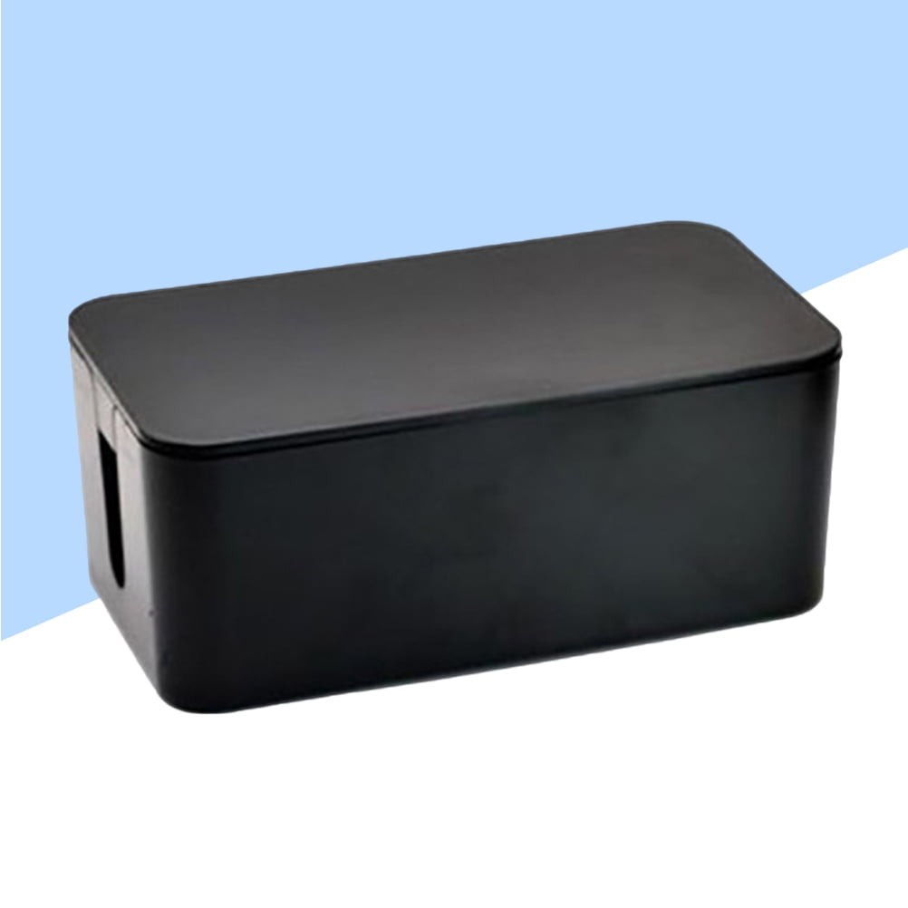 Amosfun Power p Organizer Box in Black Plastic for Power Cord Storage ...