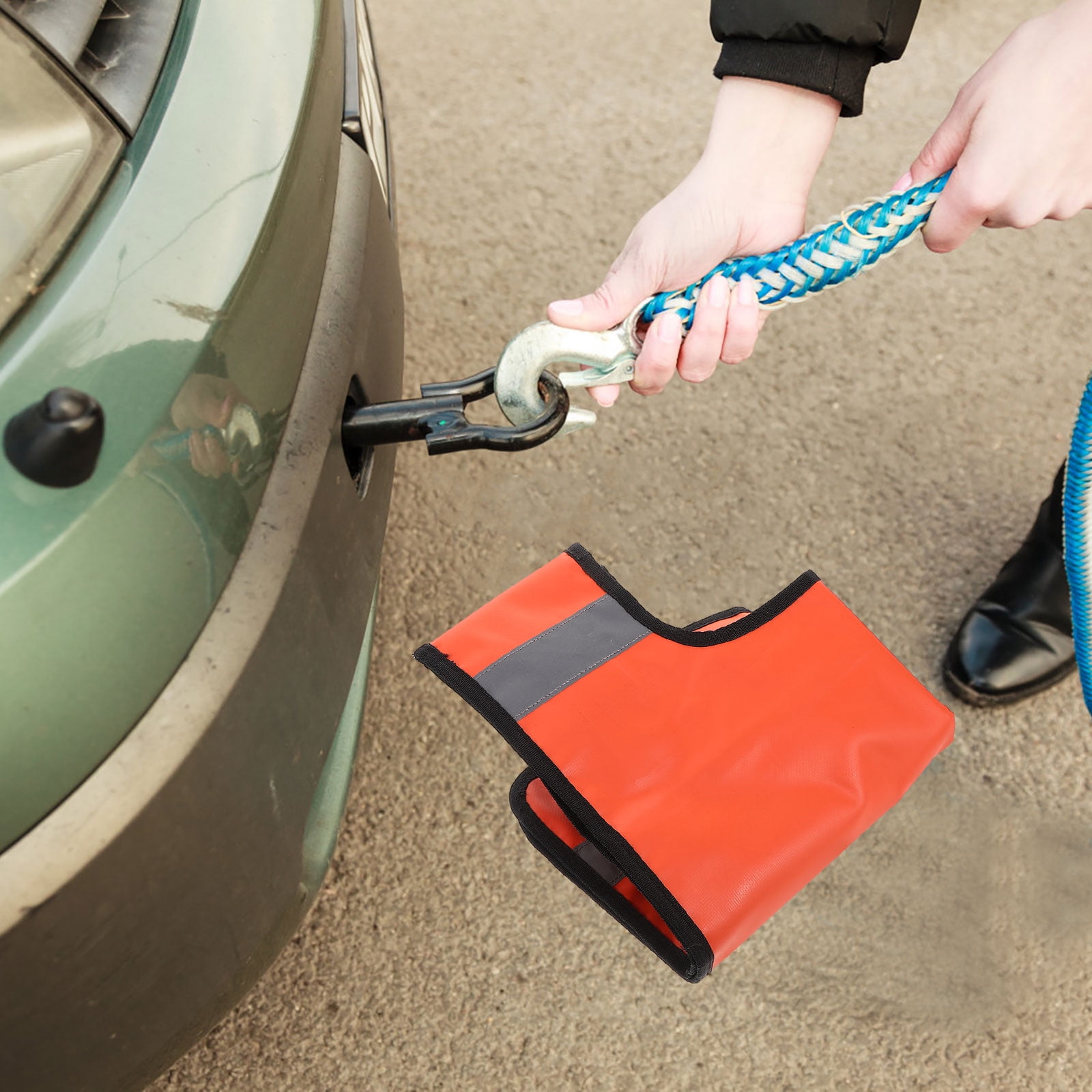 Amosfun Heavy Duty Winch Damper Pad with Reflective Safety Protection ...