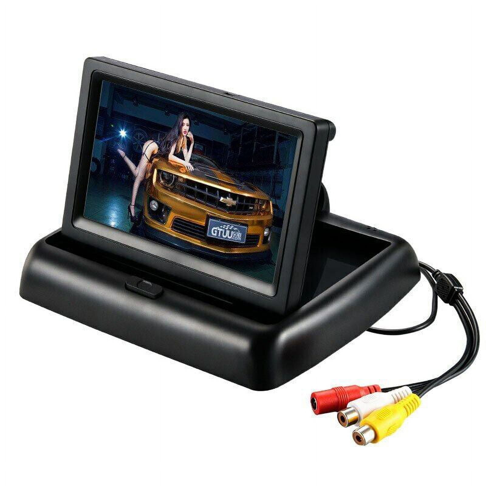 Amotus HD 4.3 Inch TFT-LCD Display Screen Foldable Car Reverse Monitor ...