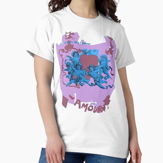 Amour It Michael Pop Music French Retro Dance Mashup Variant T-Shirt ...