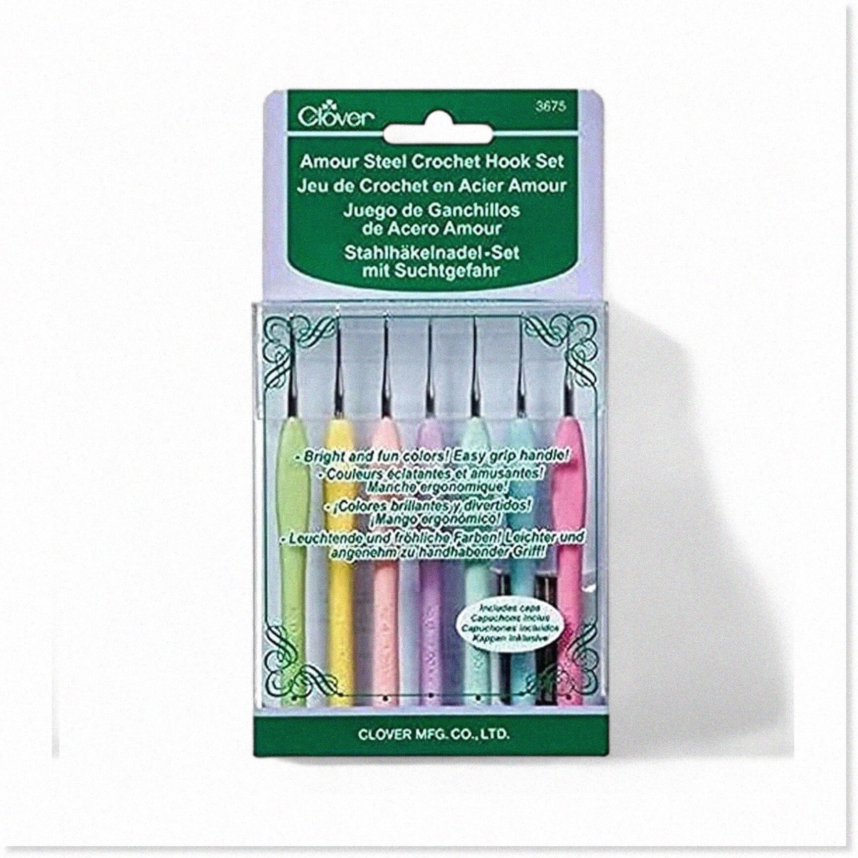 AmourCraft Crochet Hook Collection - Steel Bliss for Seamless Stitching ...