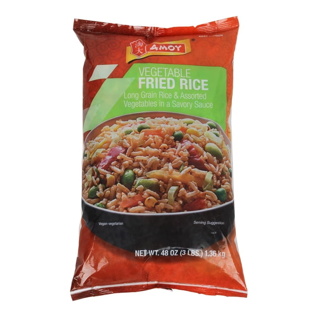 Amoy Veg Fried Rice 3lb - Boxed meals for event management - Walmart ...