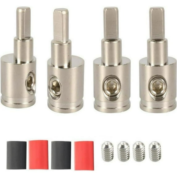 Amp Input Reducer 0 Gauge to 4 Gauge Wire Reducer Power/Ground GA ...