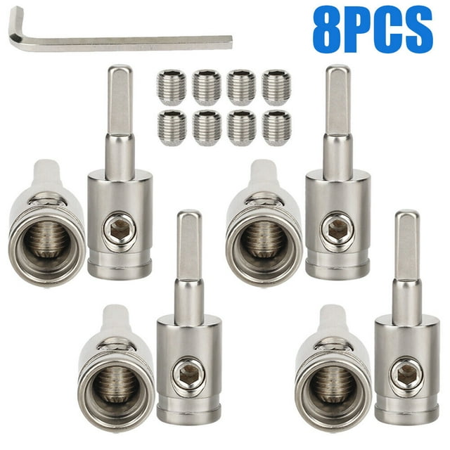 Amp Input Reducer 8PCS 4 Gauge To 8 Gauge Wire Reducer /Ground Input ...