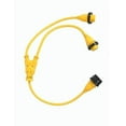 Free Shipping! Amp Up Marine & RV Cords 125v 30a x (2) 125v 30a Marine Y Splitter Boat Adapter ...