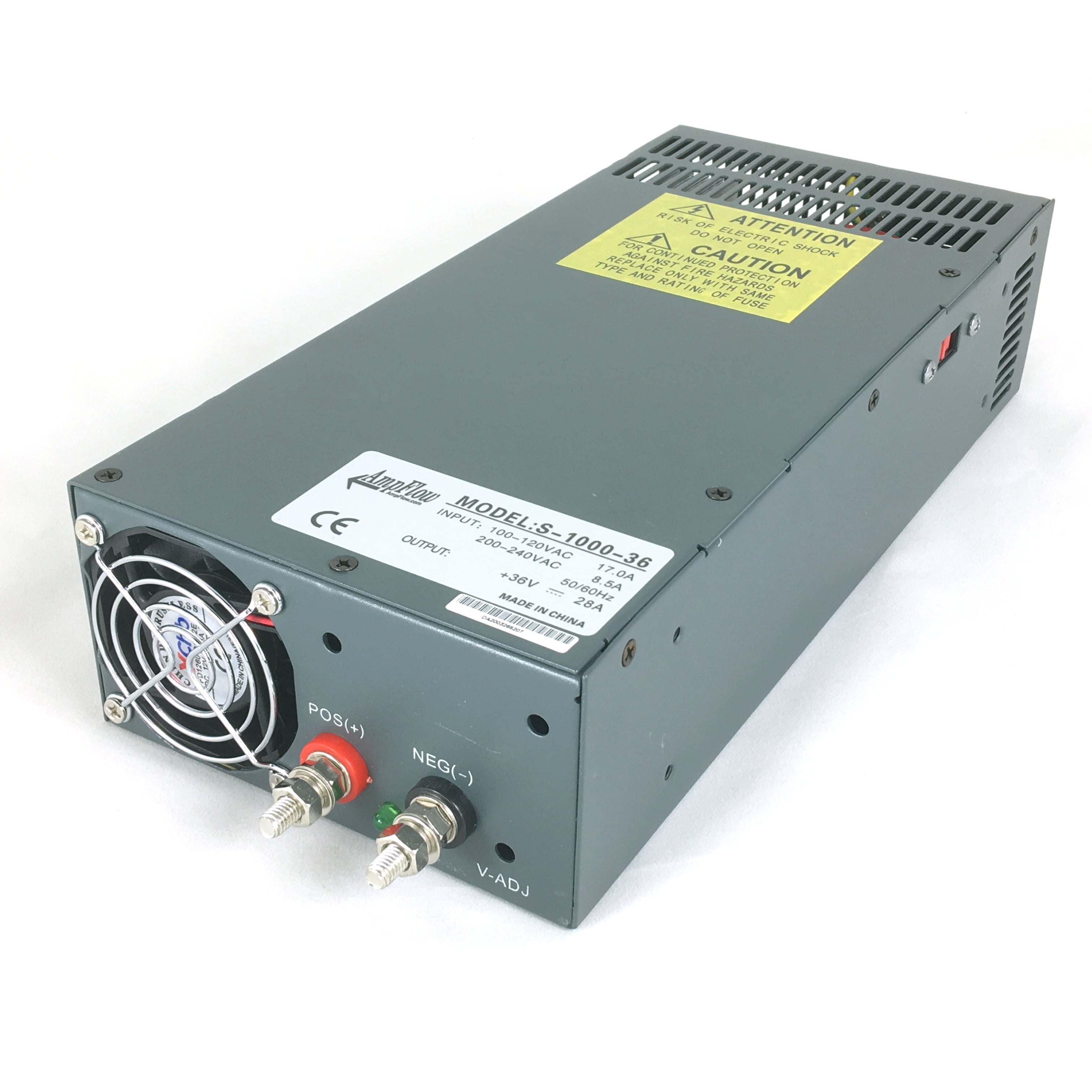 AmpFlow S-1000-36 1000W, 28A, 36V DC Power Supply - Walmart.com