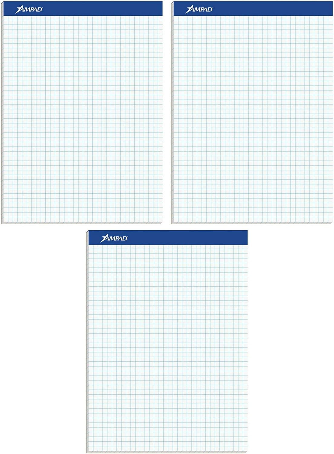 Ampad Evidence Quad Dual-Pad, Quadrille Rule, Letter Size (8.5 x 11.75 ...