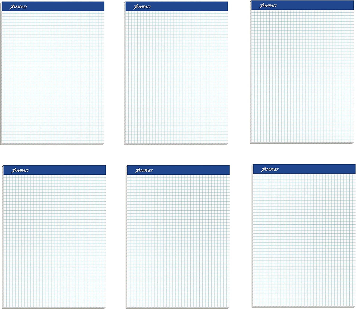 Ampad Evidence Quad Dual-Pad, Quadrille Rule, Letter Size (8.5 x 11.75 ...