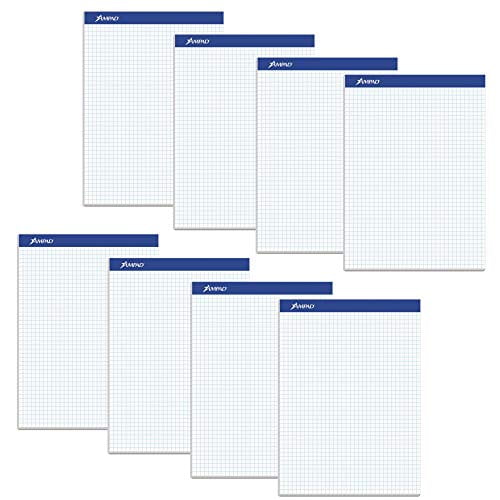 Ampad Evidence Quad Dual-Pad, Quadrille Rule, Letter Size (8.5 x 11.75 ...