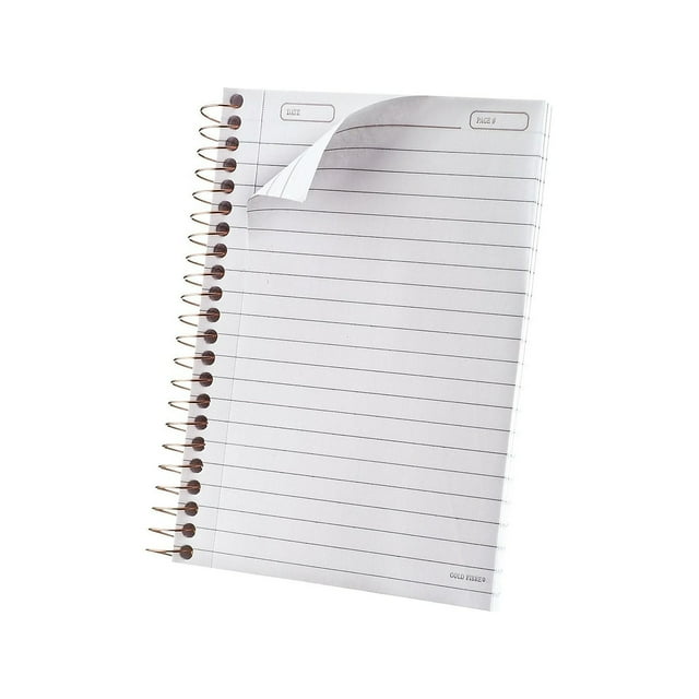 Ampad Gold Fibre Memo Notebook 5" x 7" College Ruled 100 Sheets 465373 ...