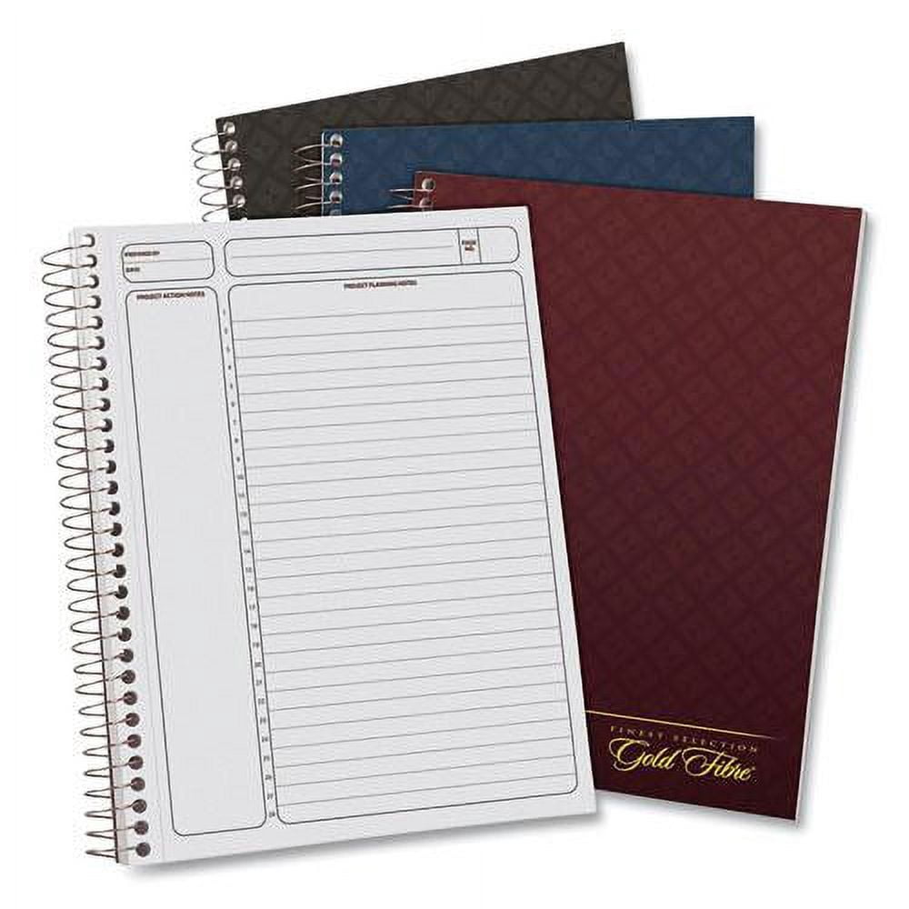 Ampad Gold Fibre Professional Notebook 7.25" x 9.5" Cornell Ruled ...