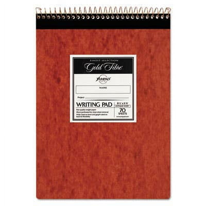 Ampad Gold Fibre Retro Wirebound Writing Pad Legal 8 1/2 x 11 3/4 Ivory ...