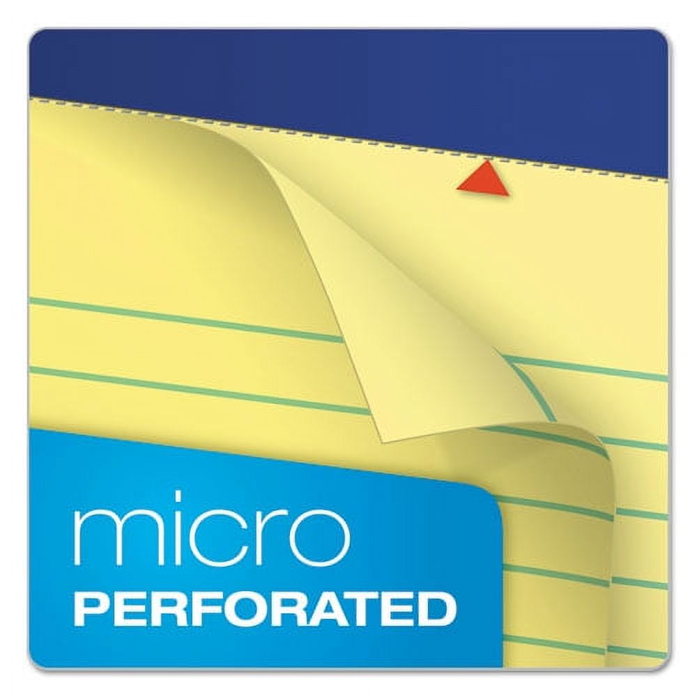 Ampad Perforated Writing Pads, Narrow Rule, 50 Canary-Yellow 5 X 8 ...