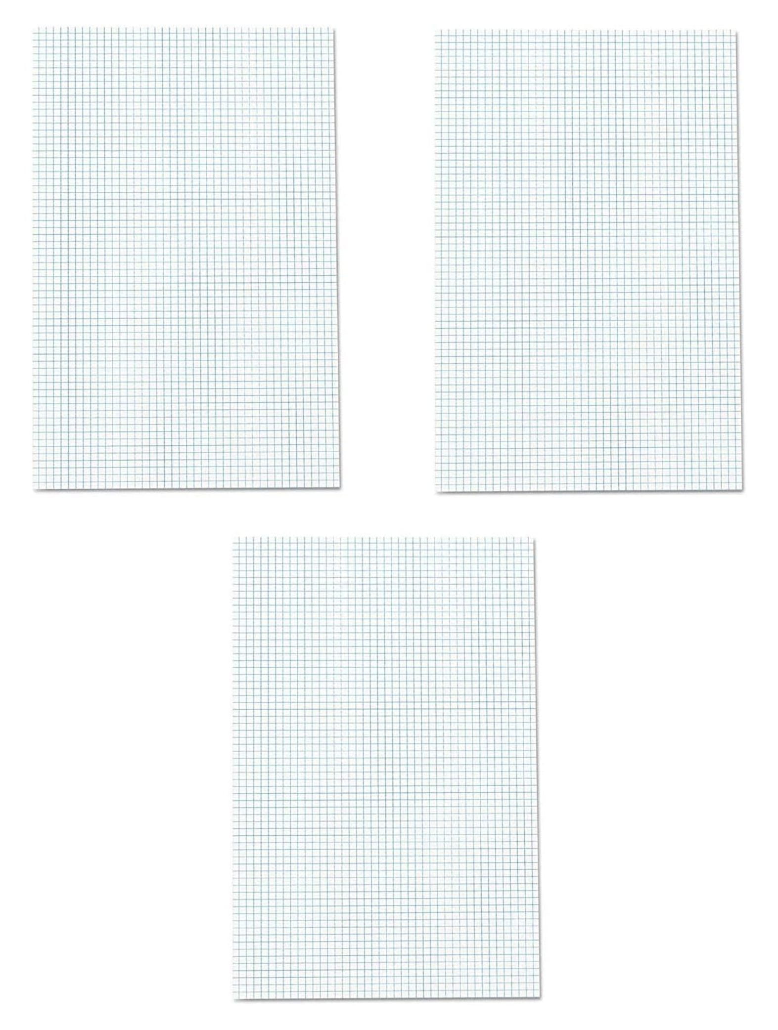 Ampad Quadrille Double Sided Pad, 11 x 17, White, 4x4 Quad Rule, 50 ...