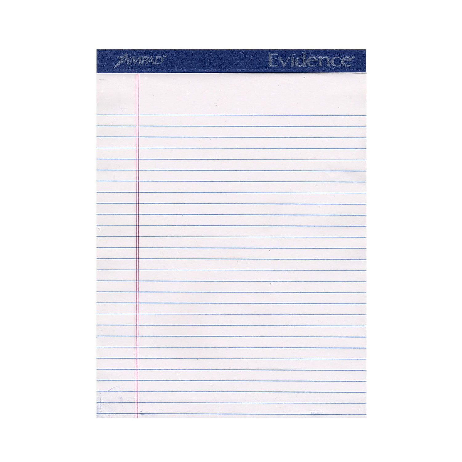 Ampad Ruled Legal Pads White 8 1/2 In. X 11 In. [Pack Of 6] 13257-PK6 ...