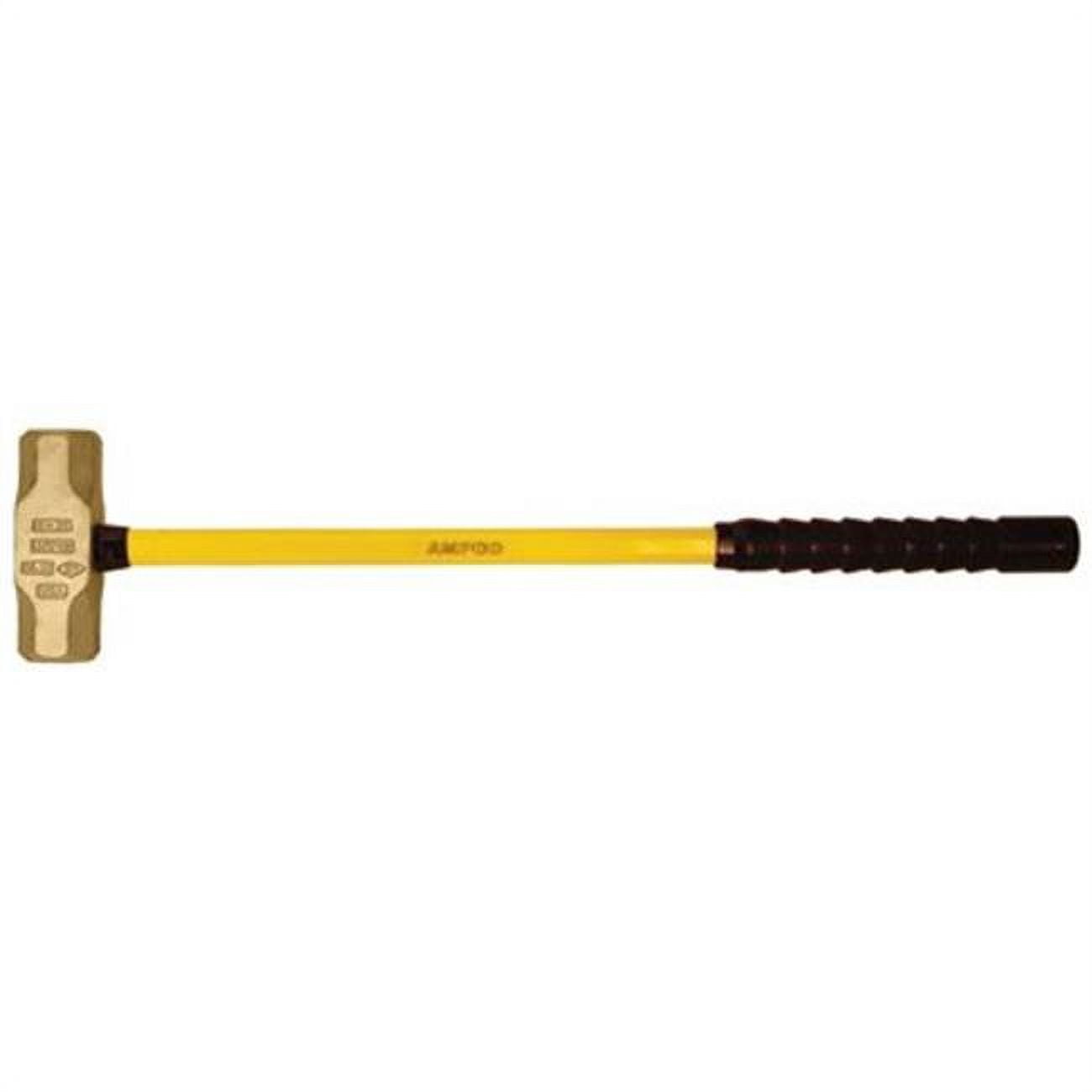 Ampco Safety Tools 10 lb Sledge Hammer with Fiberglass Handle - Yellow ...