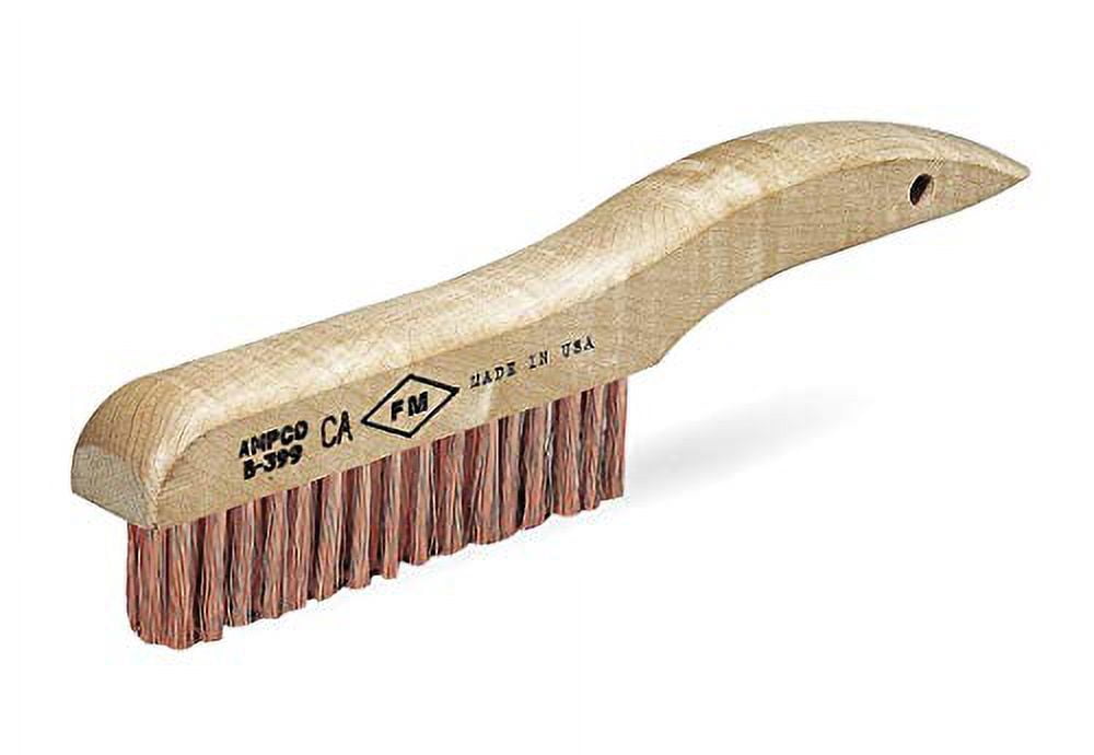 Ampco Safety Tools B-399 Brush with Scratch Shoe Handle, Non-Sparking ...