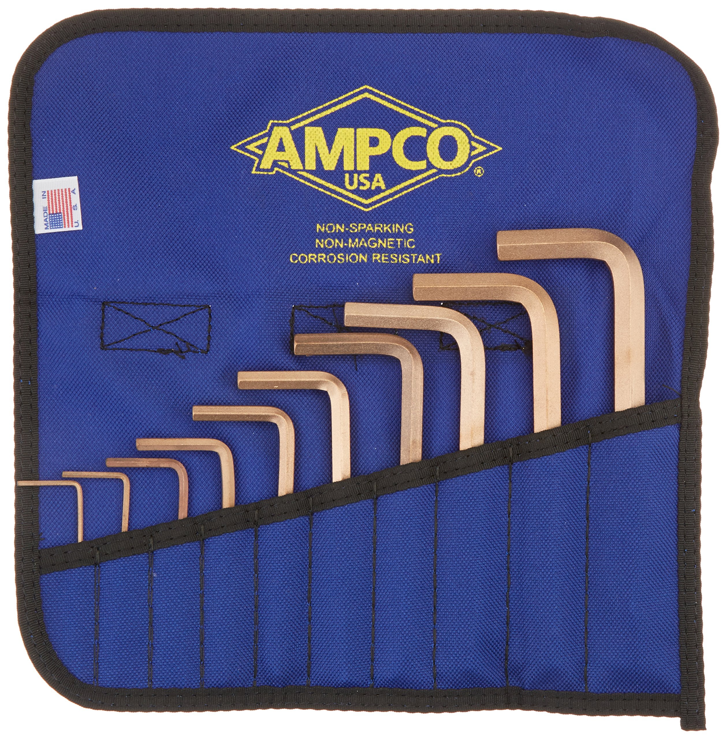 Ampco Safety Tools M-42M Hex Key, Non-Sparking, Non-Magnetic, Corrosion ...