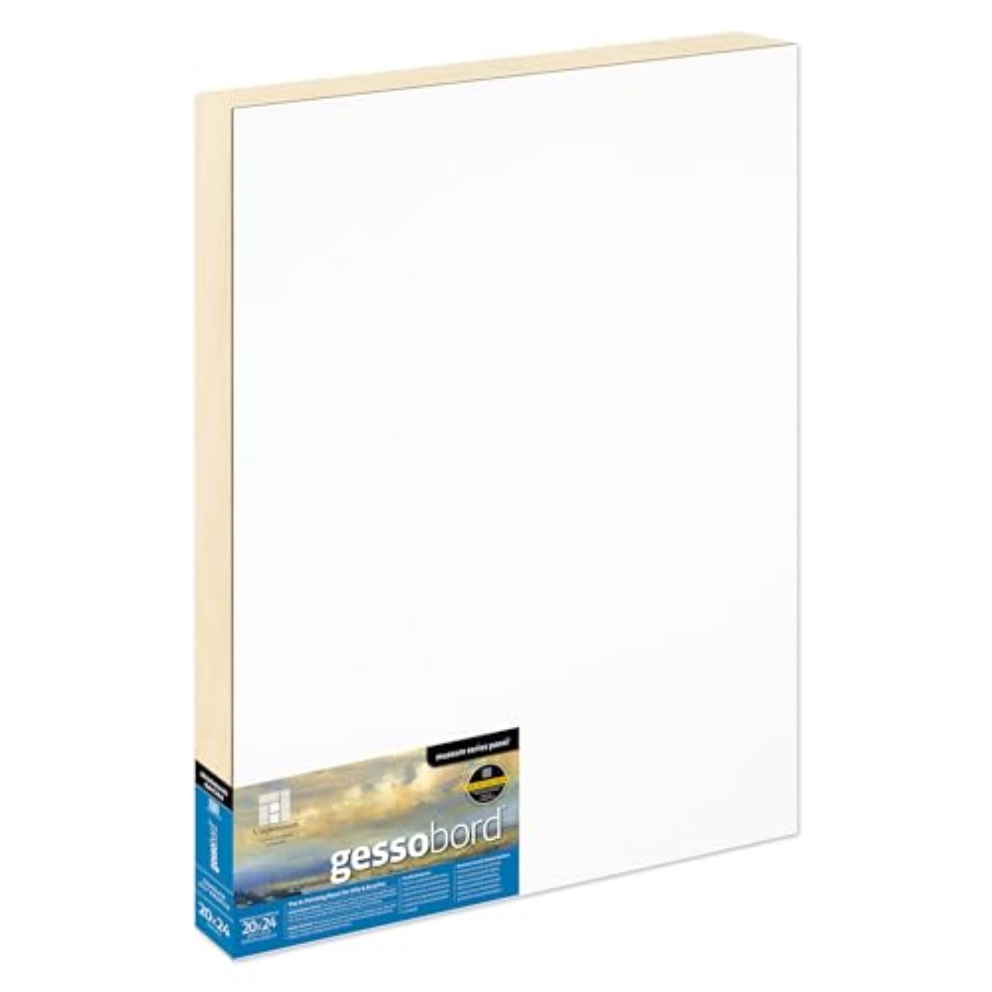 Ampersand Art Supply Gesso Wood Painting Panel: Museum Series Gessobord ...