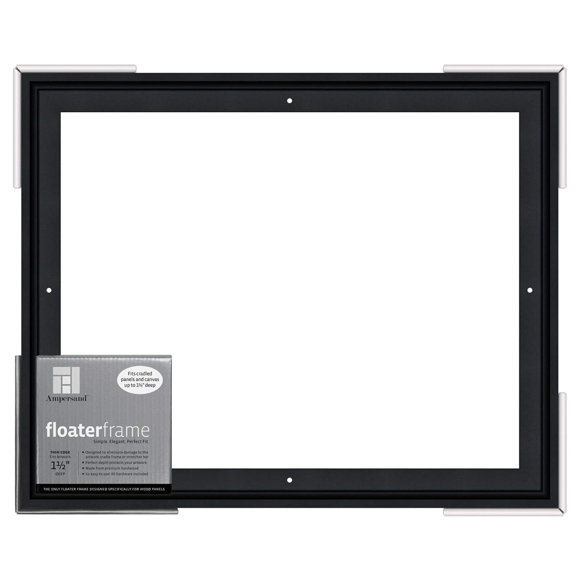 Ampersand Floaterframe - Thin, Black, 12" x 16", 1-1/2" - Walmart ...