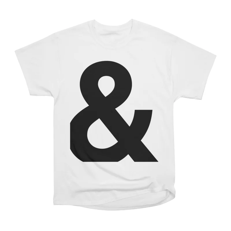 Ampersand T-Shirt Tee Gift For Him Merch For Her Apparel For Friend 1 ...