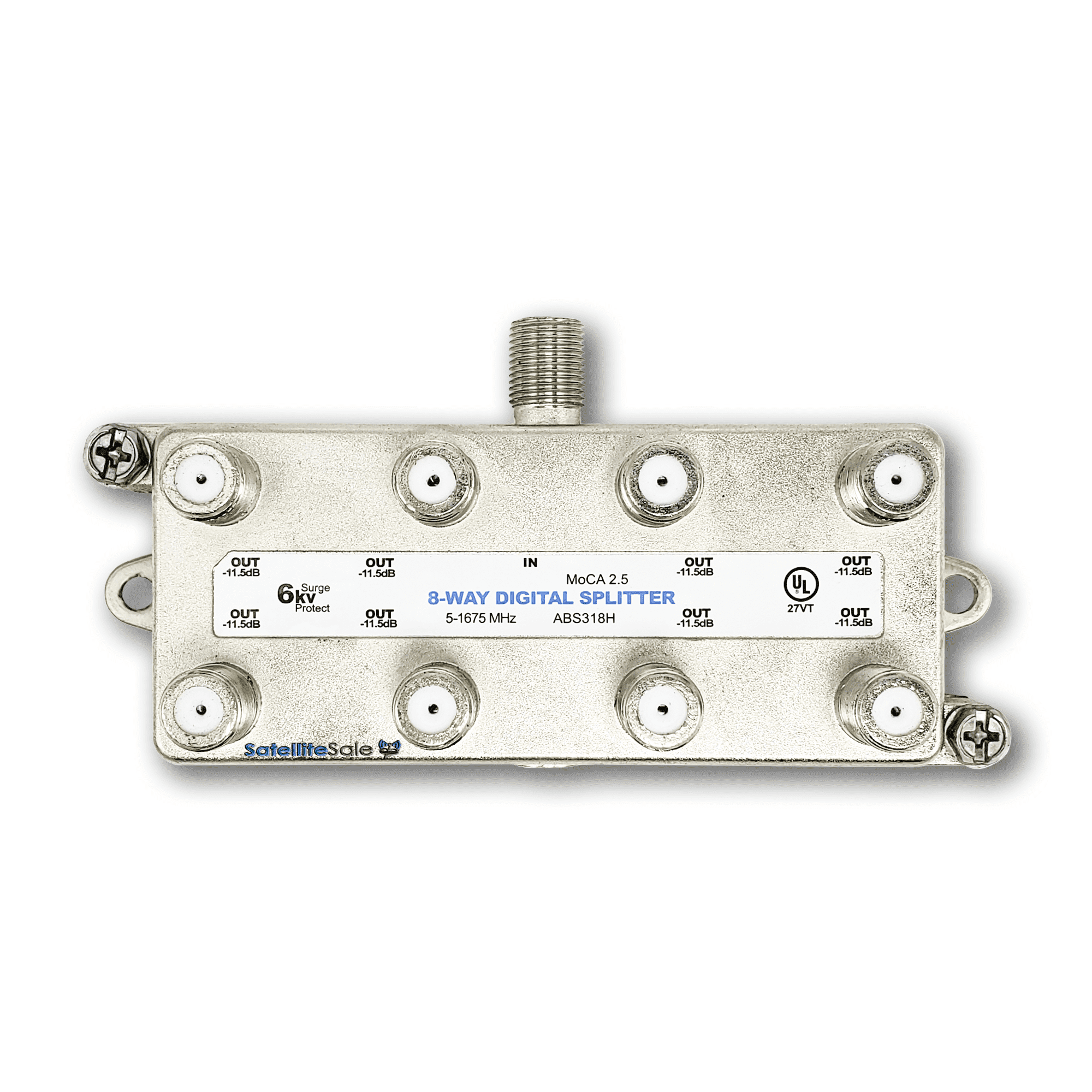 Amphenol, Digital Splitter, MoCA 2.5 Compatible 8-Way ABS318H - Walmart.com