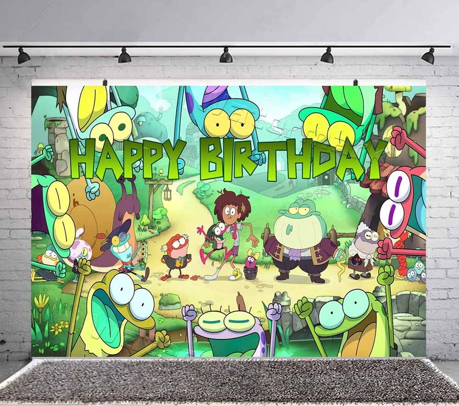 Amphibia Backdrop Banner Party Supplies Poster Movie Theme Background ...
