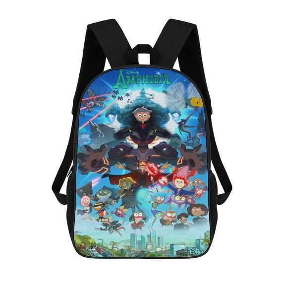 Amphibia Backpacks 17 Inch Lightweight Casual Bookbags Travel Daypack ...