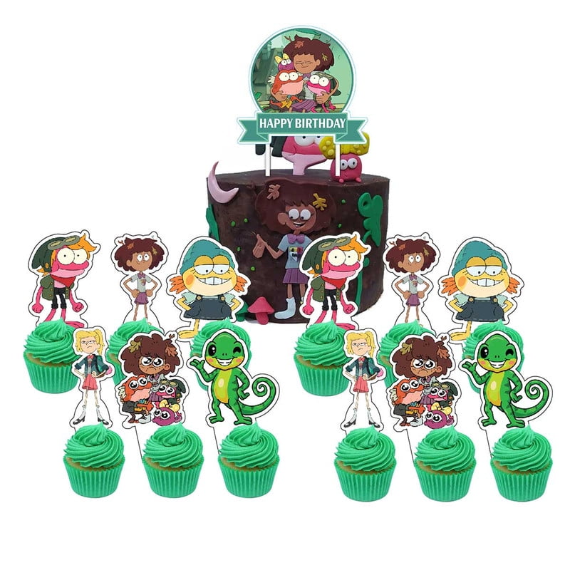 Amphibia Cake Topper CupcakeS Set Birthday Party Supplies Decoration ...