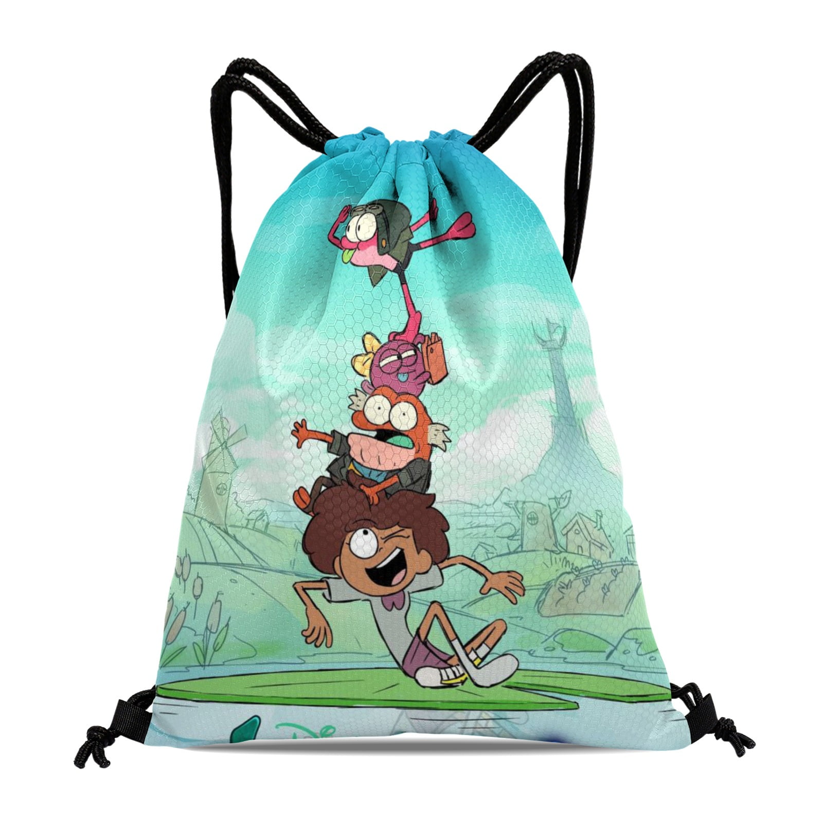 Amphibia Gym Drawstring Backpack:Waterproof design, ideal for hiking ...