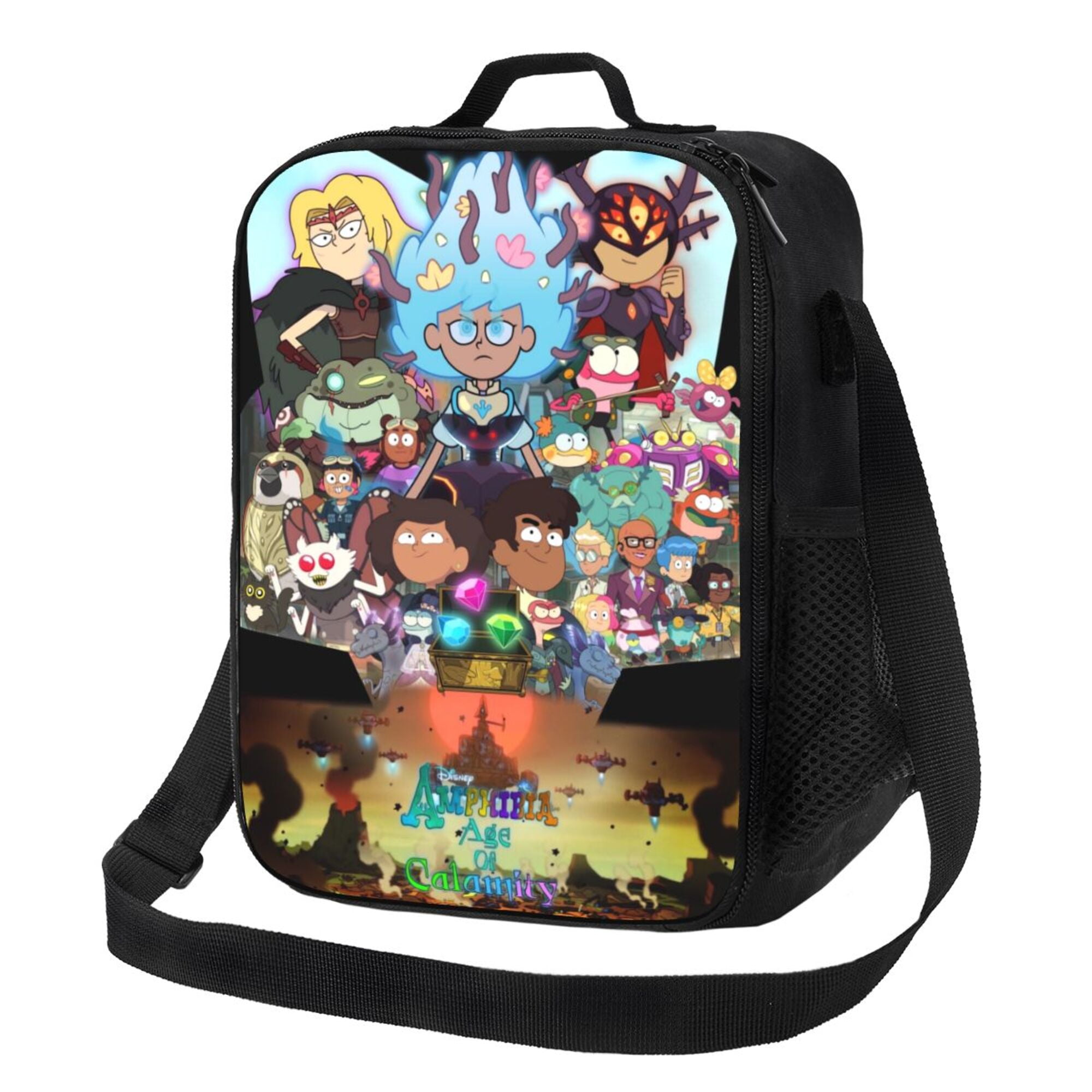 Amphibia Lunch Bag Tote Shoulder Bags Insulated Lunch Box Picnic Beach ...