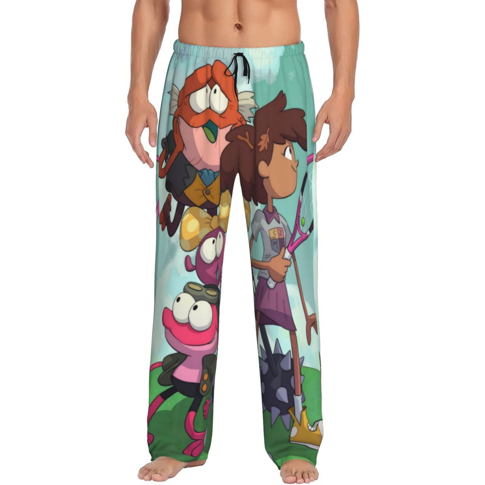 Amphibia Men's Pajama Pant Soft Comfy Lounge Pj Bottoms Loose Elastic ...