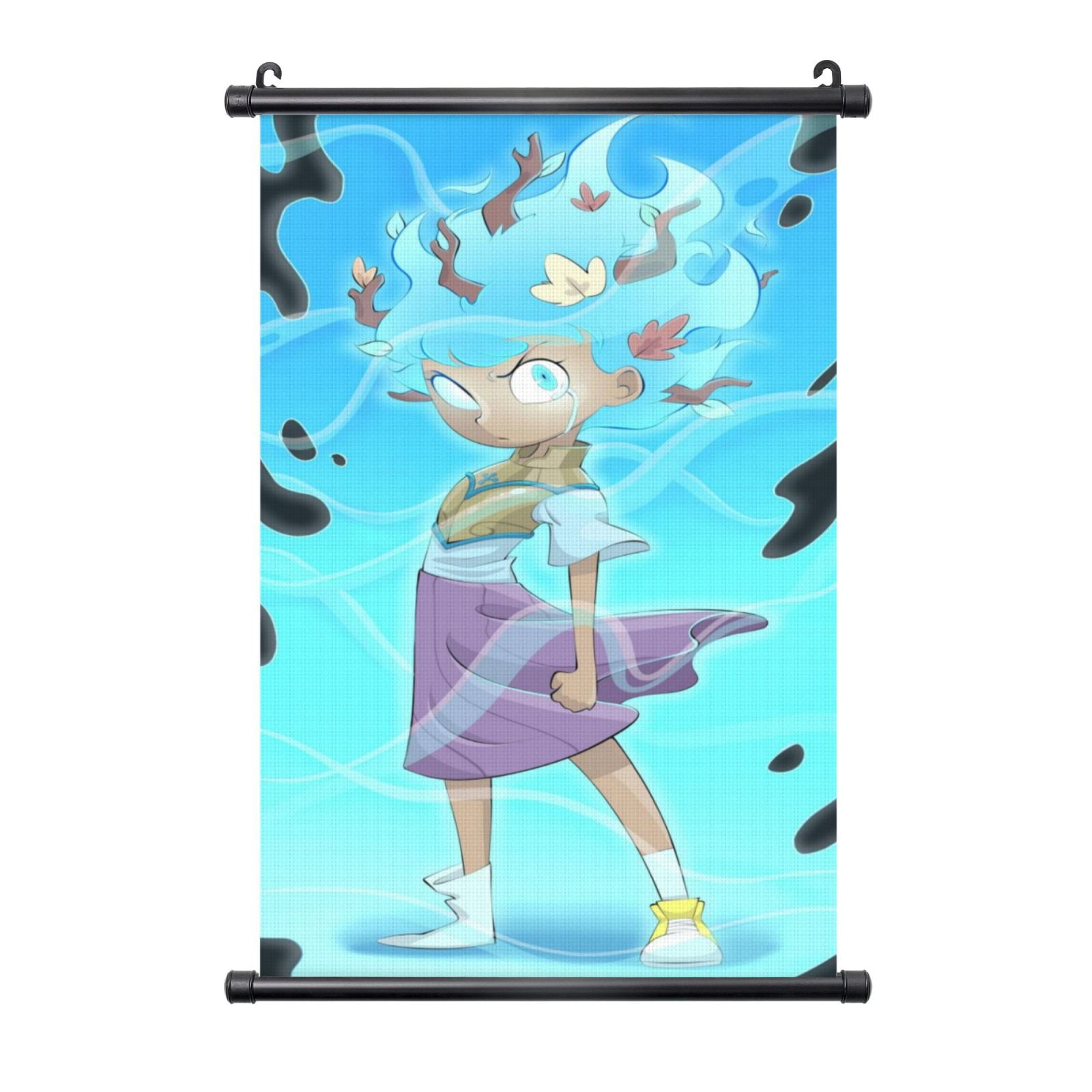 Amphibia Poster Plastic Shaft Wall Hanging Banner Artwork Canvas Wall ...