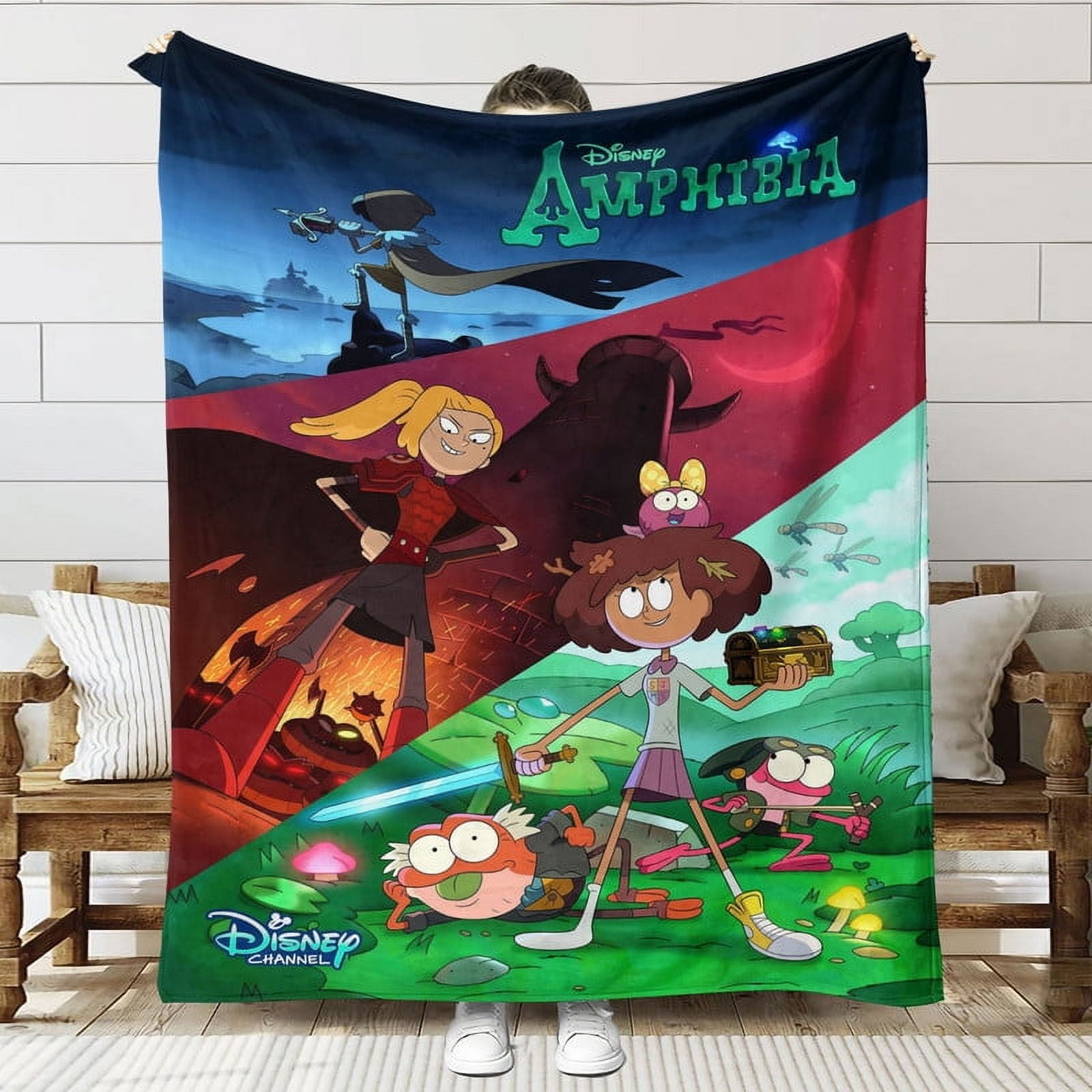 Amphibia Throw Blanket Gifts for Fans Lover Girls Boys Women Present ...