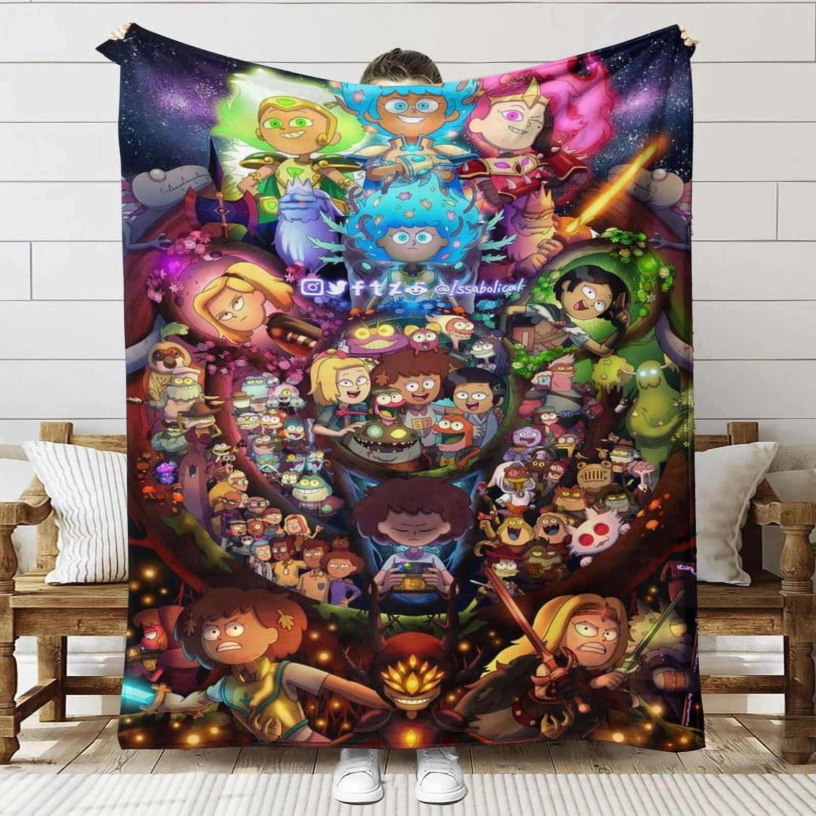 Amphibia Throw Blanket Gifts for Fans Lover Girls Boys Women Present ...