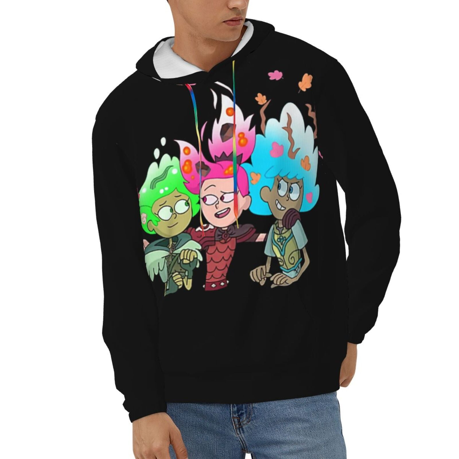 Amphibia Unisex Hoodies 3D Print Hooded Sweatshirt for Men Women, Long ...