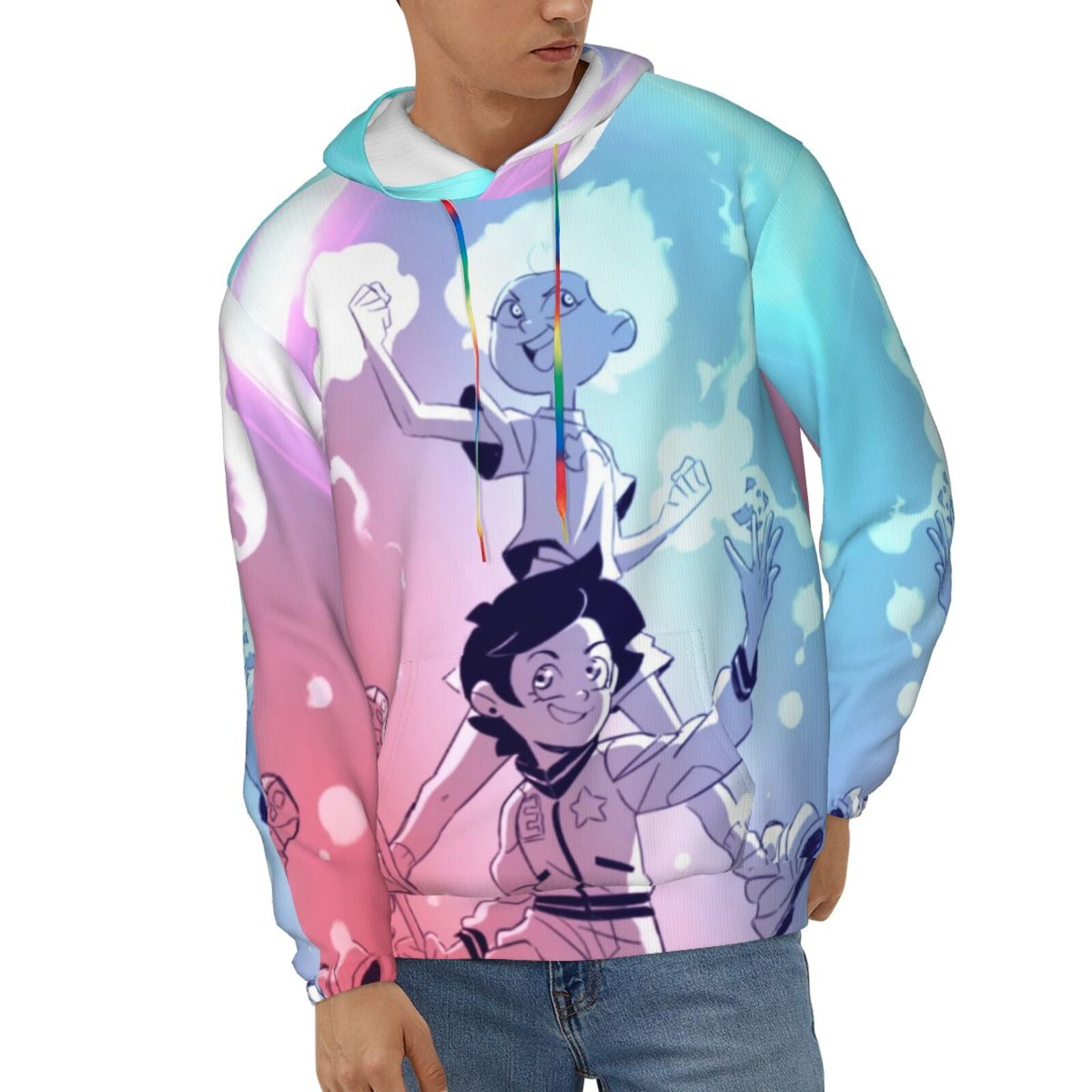 Amphibia Unisex Hoodies 3D Print Hooded Sweatshirt for Men Women, Long ...