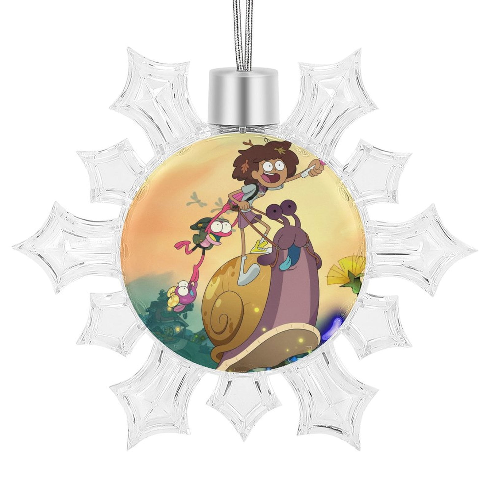 Amphibia Winter Snowflake Ornaments Christmas Tree Decorations ...