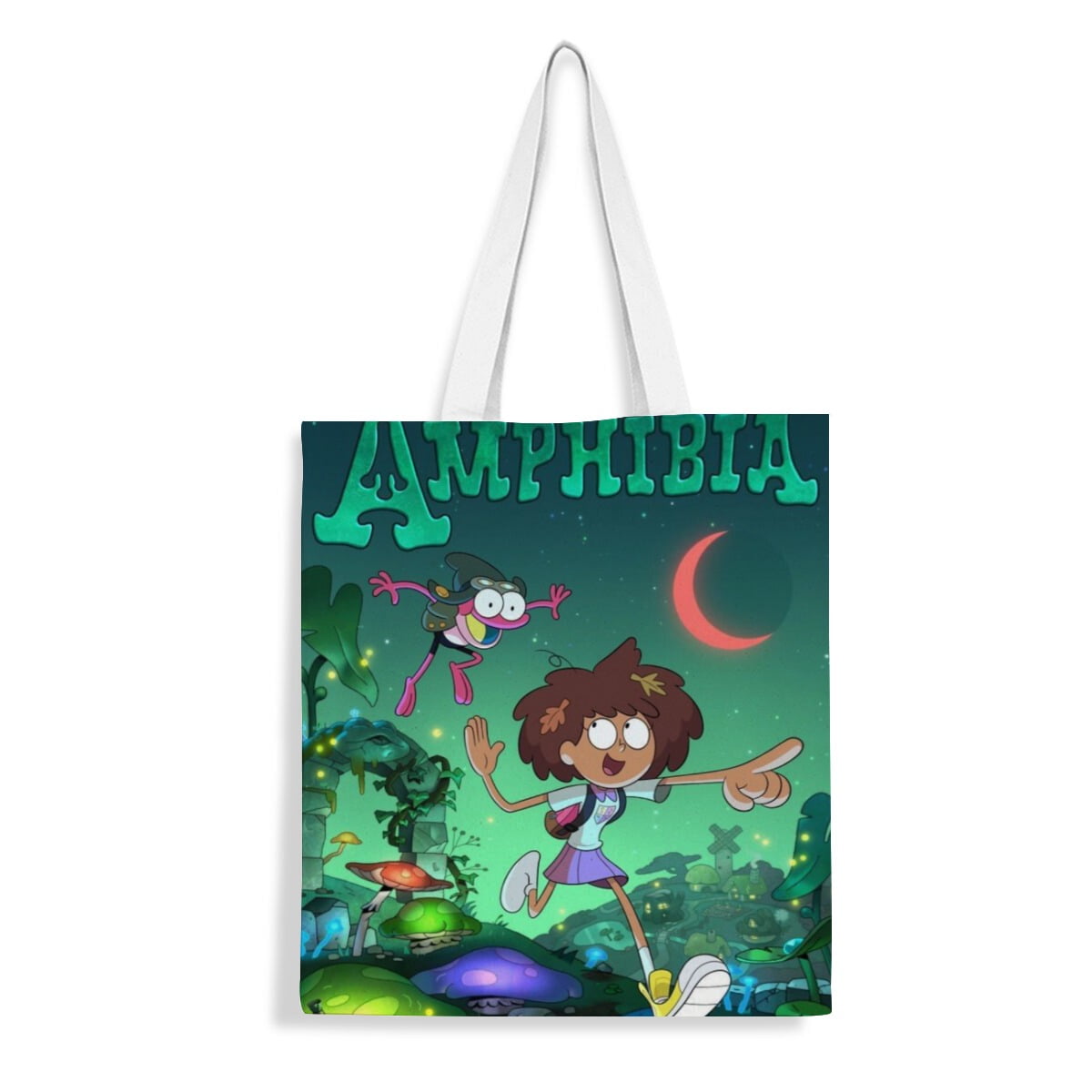 Amphibia canvas Tote Bag: Aesthetic design tote for women, ideal for ...