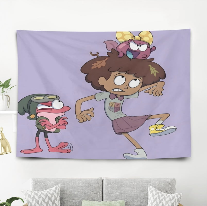 Amphibia pattern wall hanging 50*60 inches high-quality peach skin ...