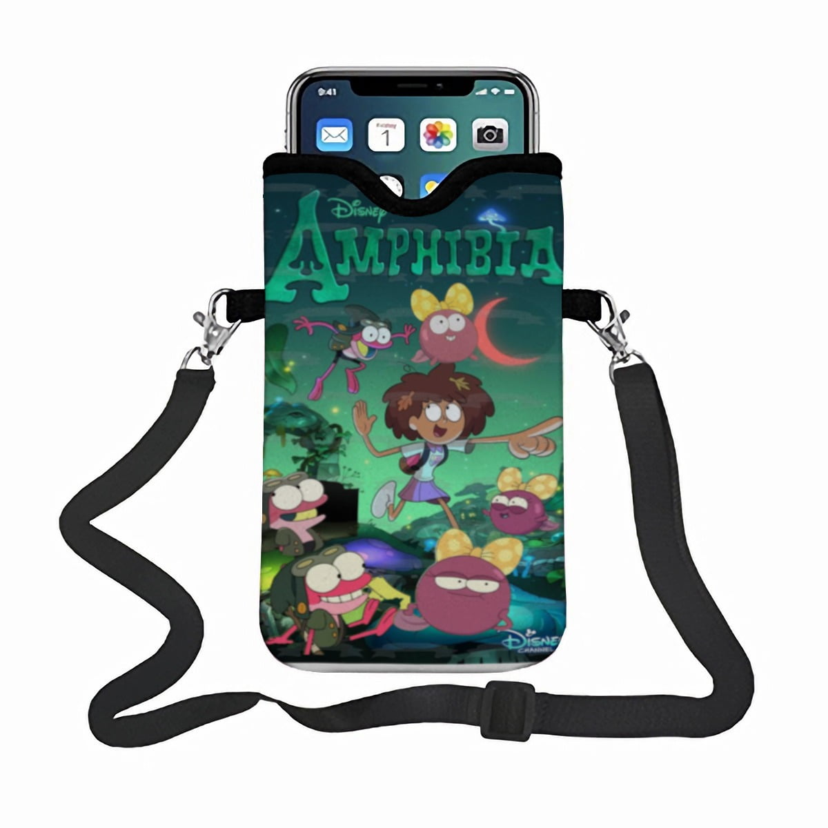 Amphibia phone bag, featuring an adjustable strap small satchel that ...