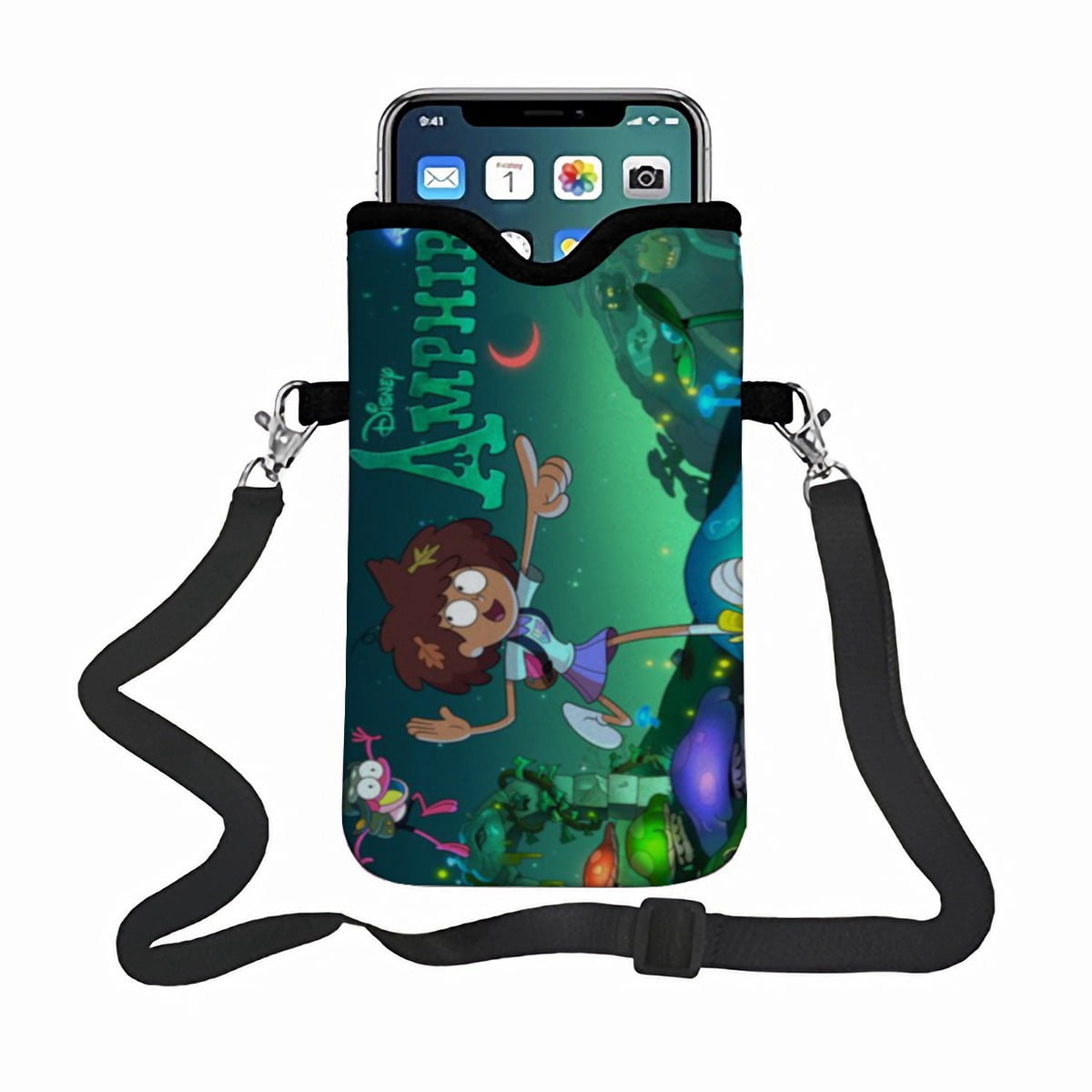 Amphibia phone bag, paired with an adjustable strap small pouch ...