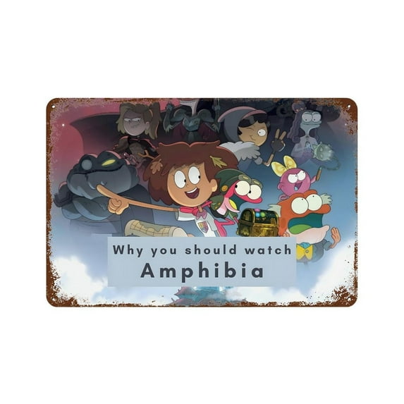 Amphibia-theme Metal Sign，Personalized Metal Sign Wall Decor for fans ...
