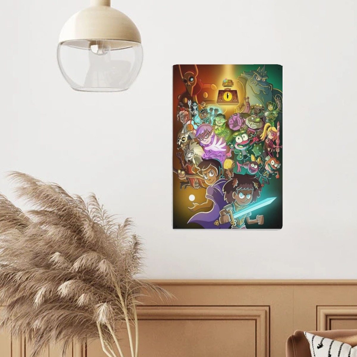 Amphibia watercolor suitable for fans of girls or boys, 1 metal tin ...