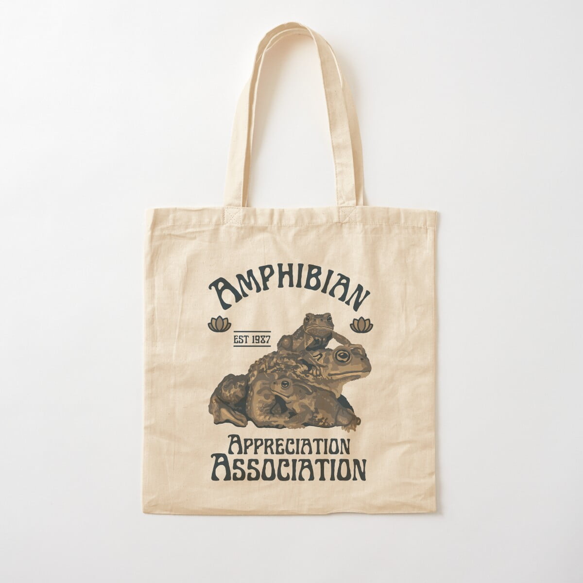Amphibian Appreciation Association Cotton Tote Bag Canvas Tote Bag ...