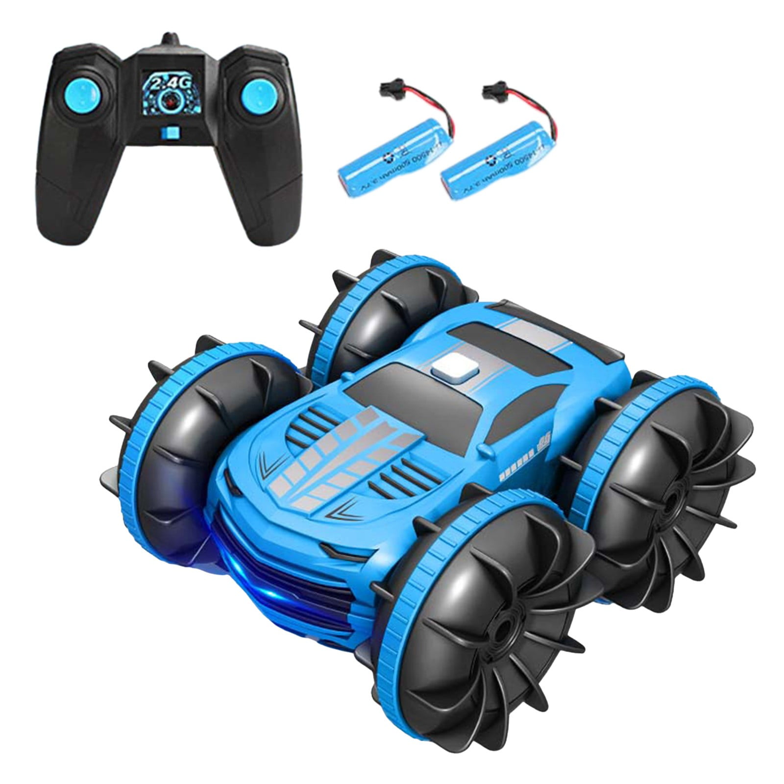 Amphibious RC Car for Kids, 2.4GHz Gesture Remote Control Boat Car, 4WD Waterproof RC Cars with ...